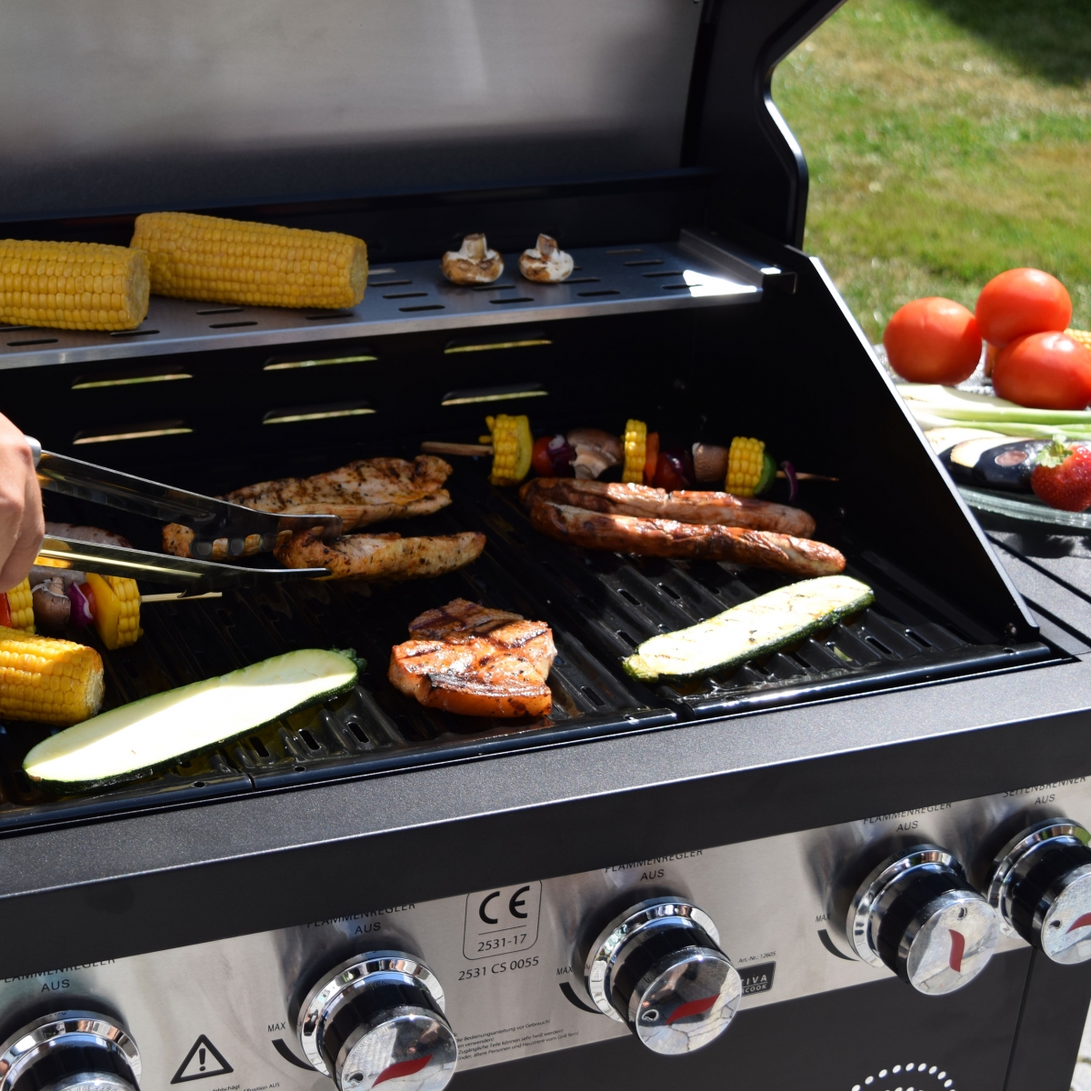 Activa Grill Gasgrillwagen Toledo 500 Gas 5 Brenner