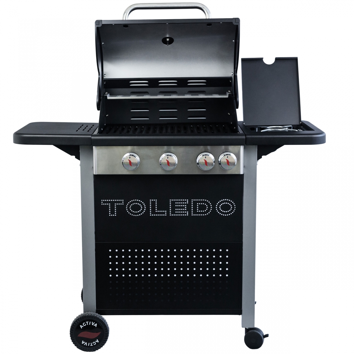 Activa Grill Gasgrillwagen Toledo 400 Gas 4 Brenner